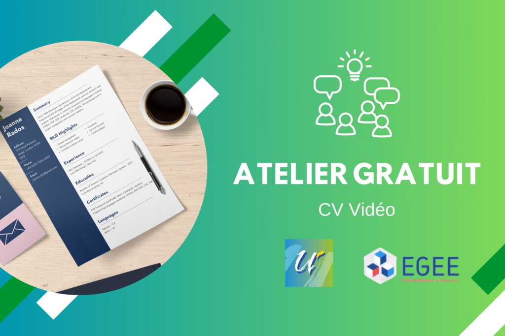 Atelier CV VIDEO - Dans le cadre du FORUM POUR L’EMPLOI - Ville de L'Union